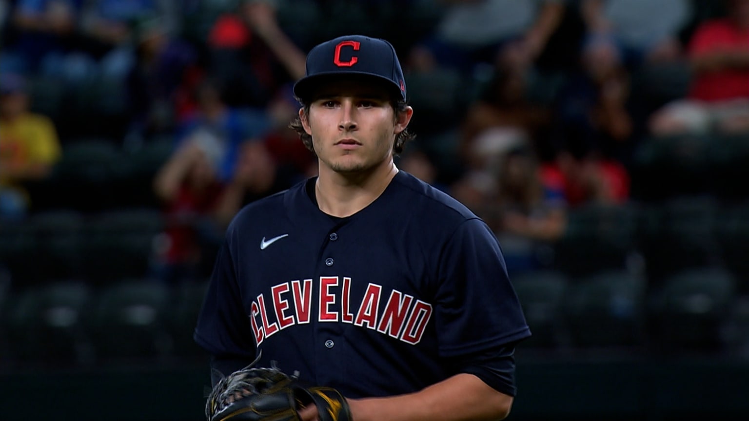 Eli Morgan gets Adolis García swinging | 10/01/2021 | Cleveland Guardians