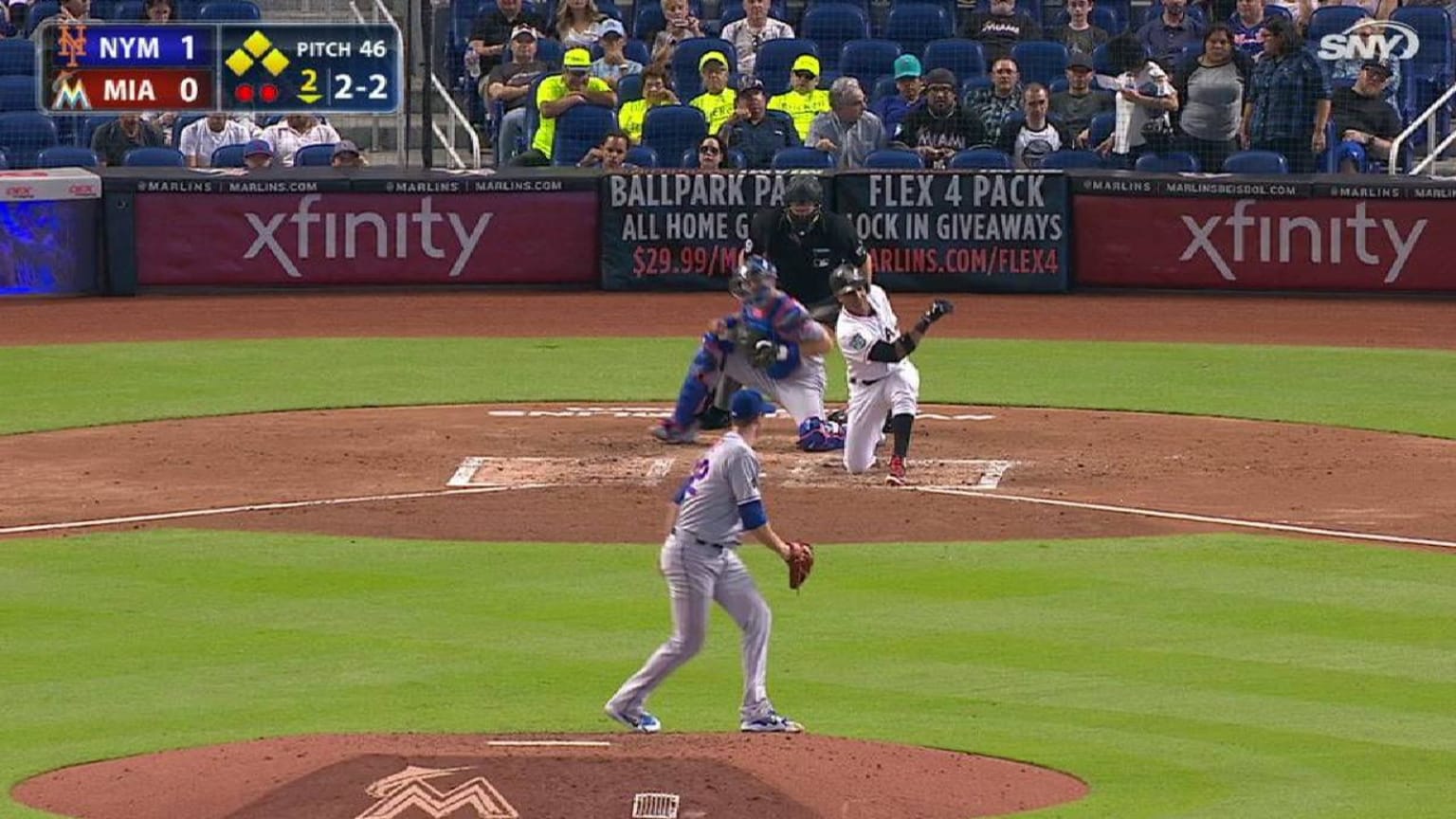 NYM@MIA: Matz fans Castro to leave the bases full | 07/01/2018 | New ...