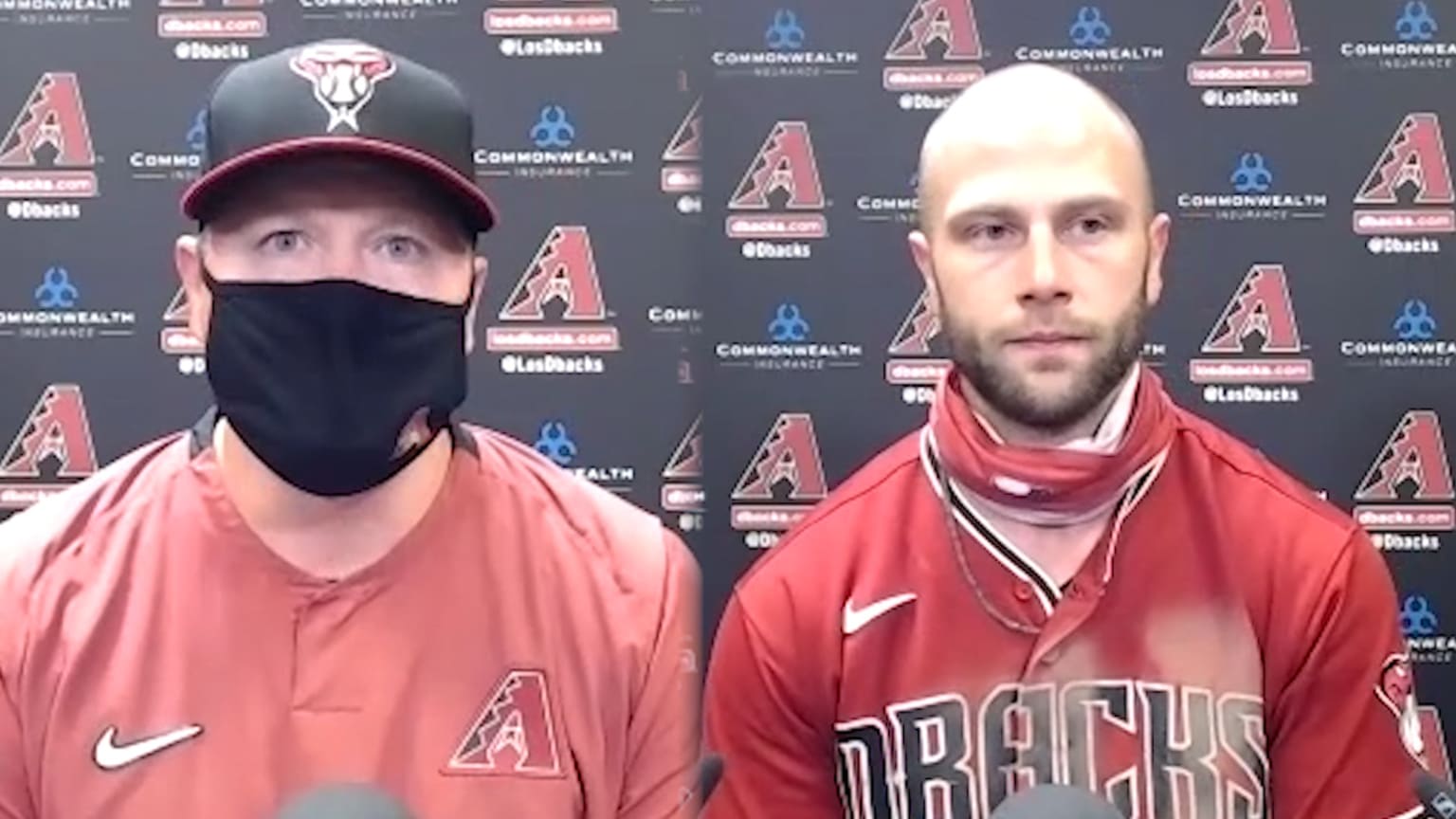 Matt Herges and Christian Walker speak after win | 09/27/2020 | Arizona ...