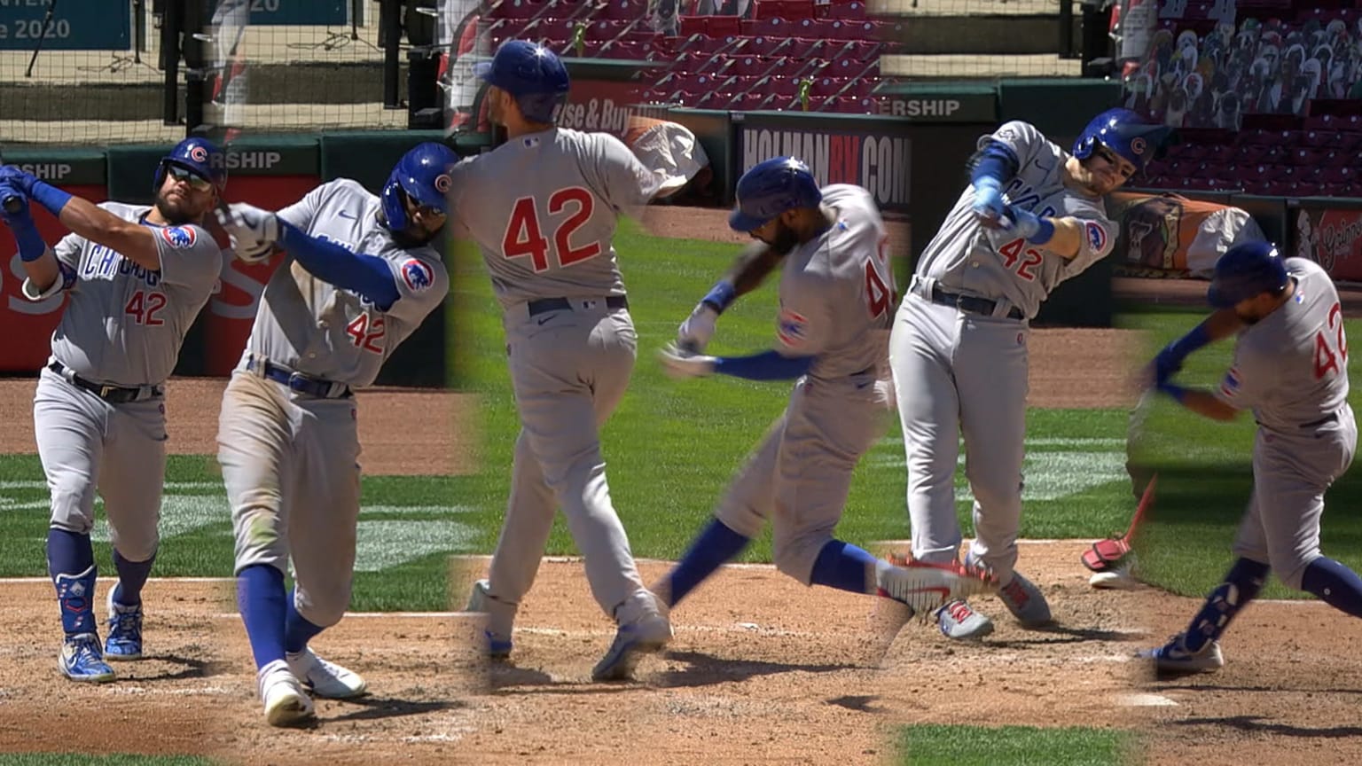 Cubs' outfield all record two-homer game in win | 08/30/2020 | Atlanta ...