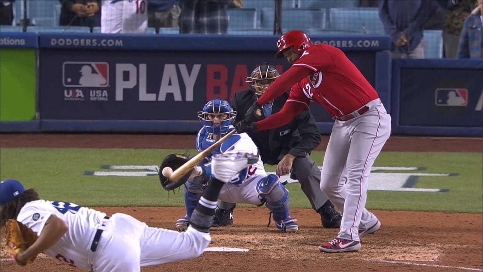 Matt Kemp rips an RBI single to right field to score | 04/15/2019 ...