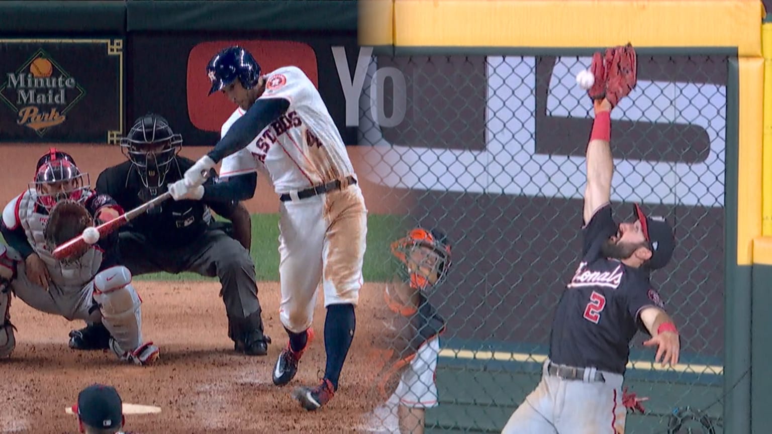 WS2019 Gm1: Springer rocks an RBI double in the 8th | 10/22/2019 ...