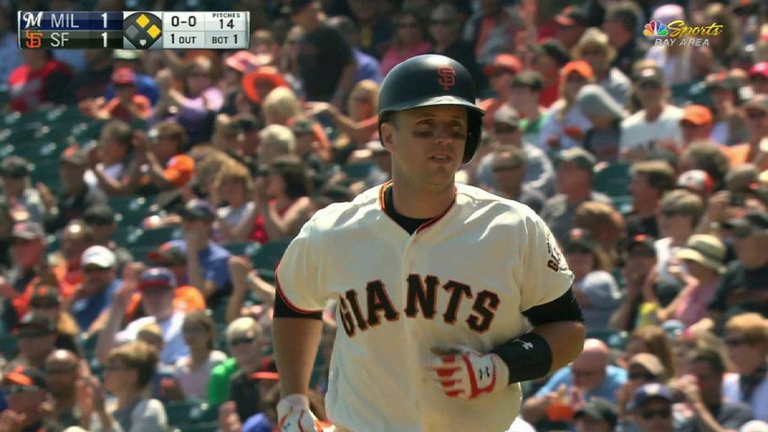 Posey's sacrifice fly | 08/23/2017 | MLB.com