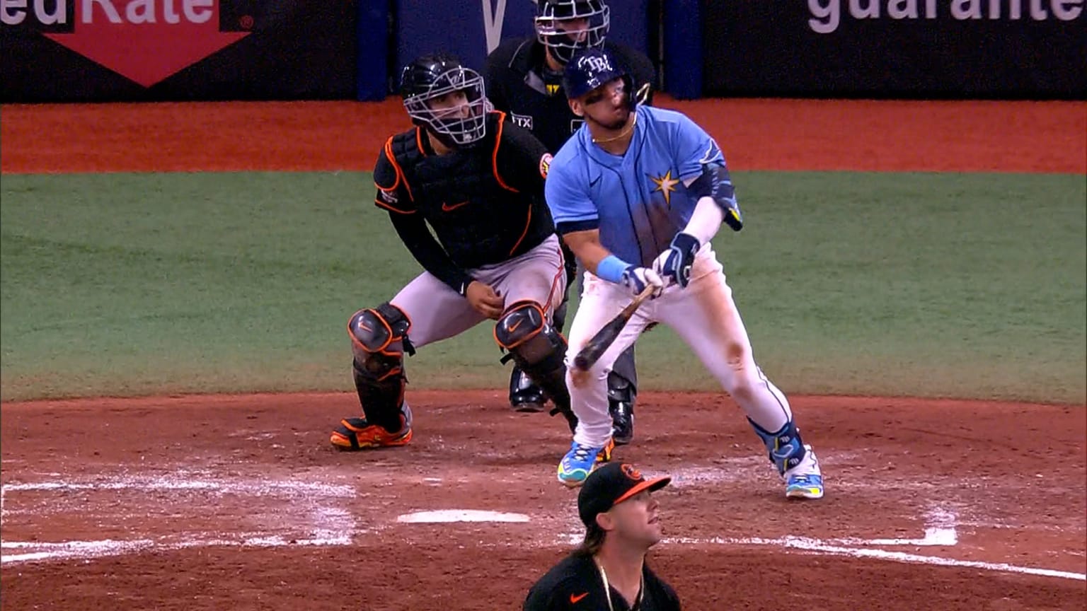 Isaac Paredes lines an RBI double in the 3rd inning | 08/13/2022 ...