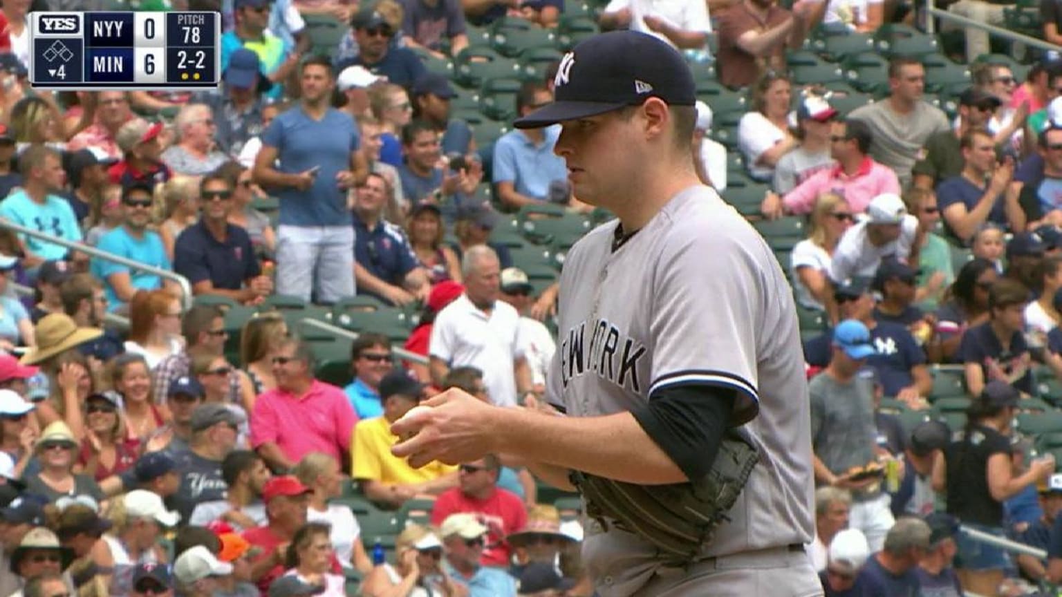 NYY@MIN: Montgomery strikes out Escobar swinging | 07/19/2017 | MLB.com