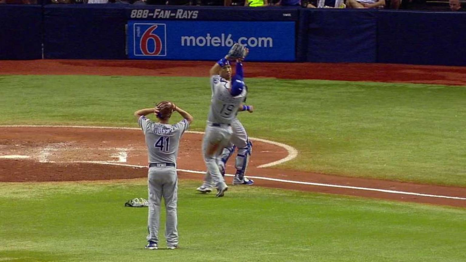 KC@TB: Duffy expresses dismay after a near-mistake | 08/01/2016 | MLB.com