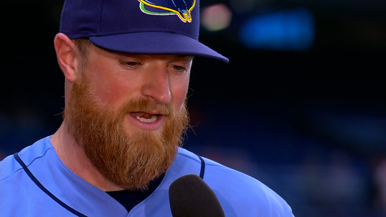 Drew Rasmussen talks throwing eight perfect frames | 08/14/2022 | Tampa ...