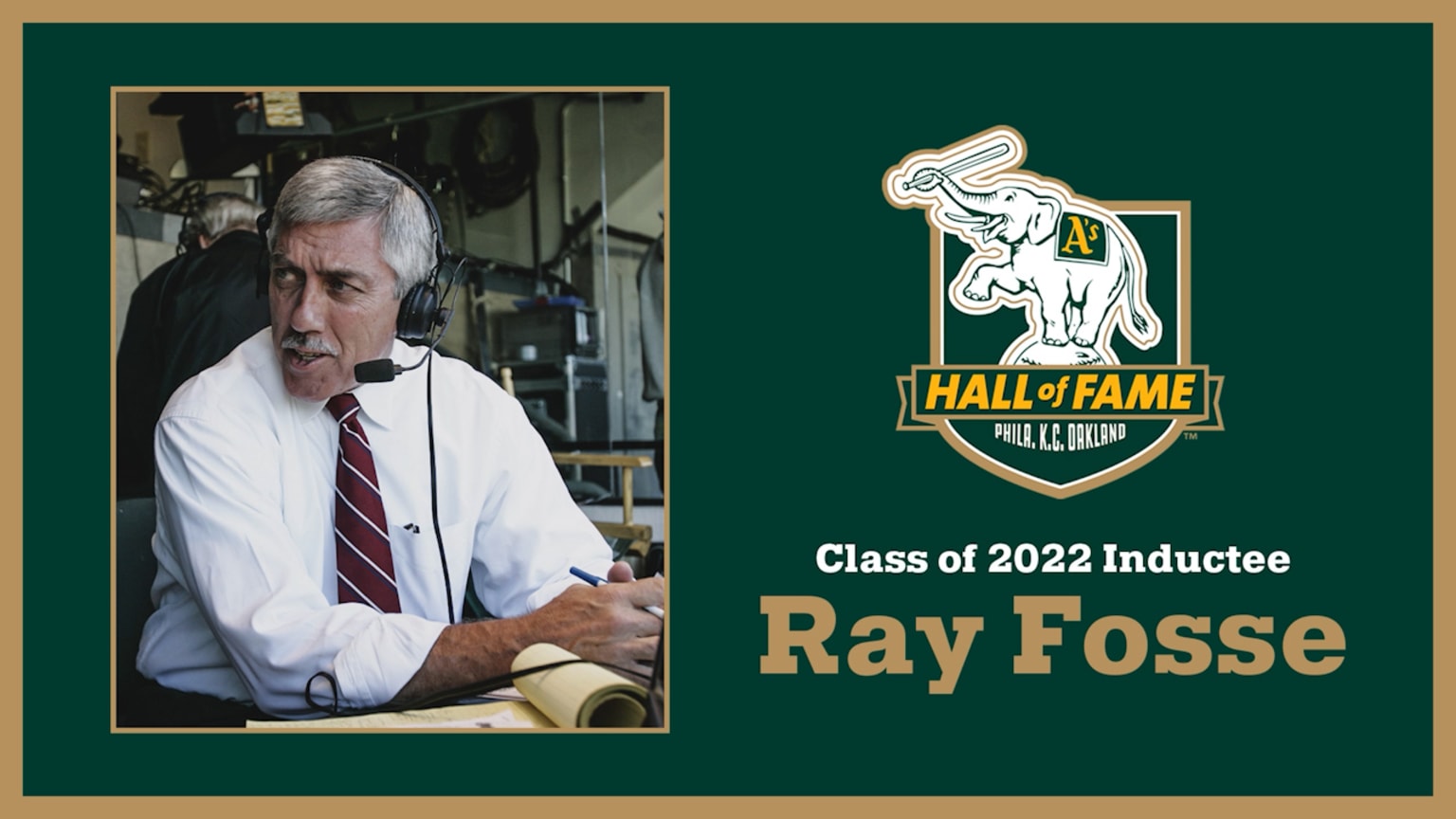 A Tribute to Ray Fosse | 11/12/2021 | Athletics