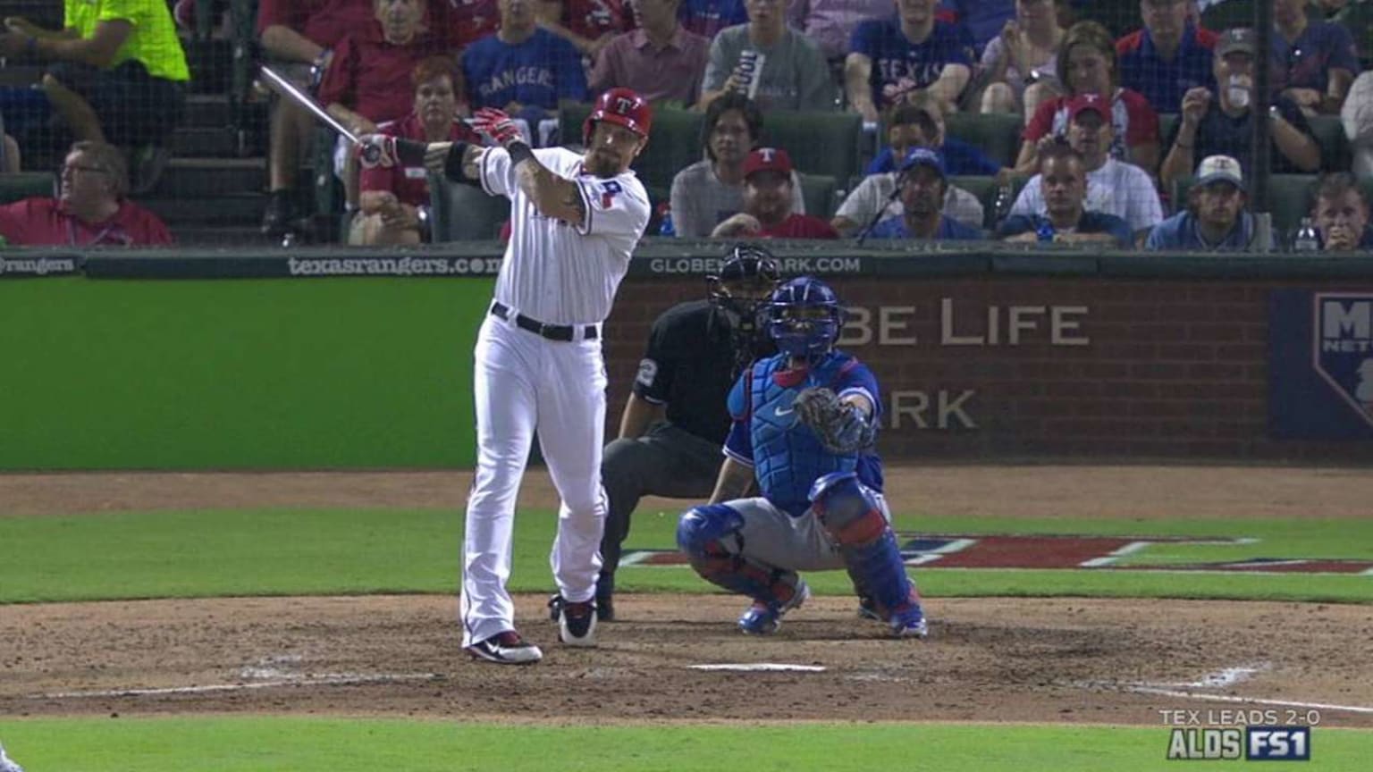 TOR@TEX Gm3: Hamilton singles to snap postseason skid | 10/11/2015 ...