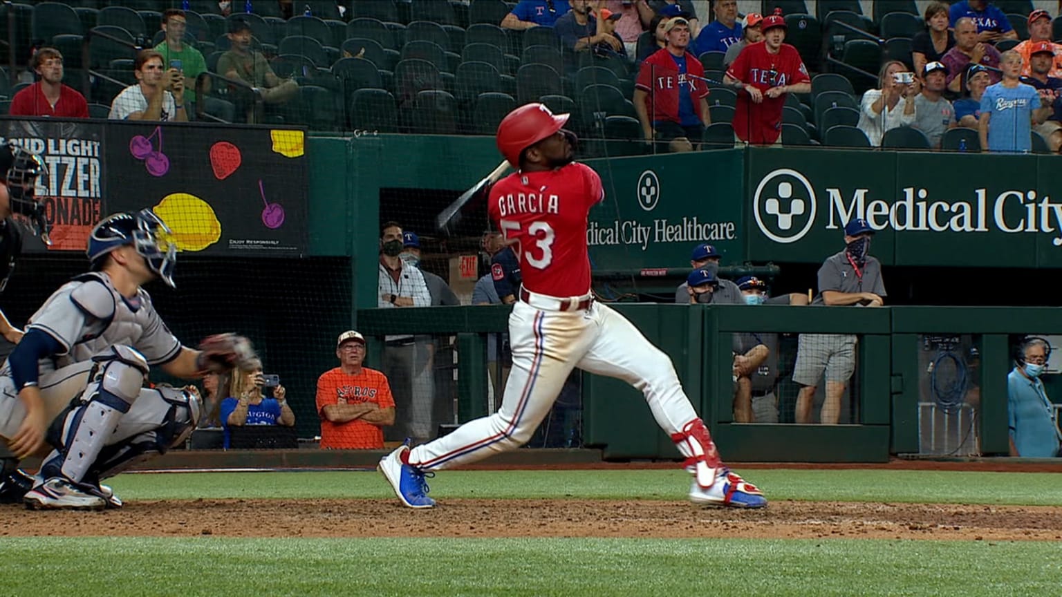 Adolis García walks it off with a three-run smash | 05/21/2021 ...