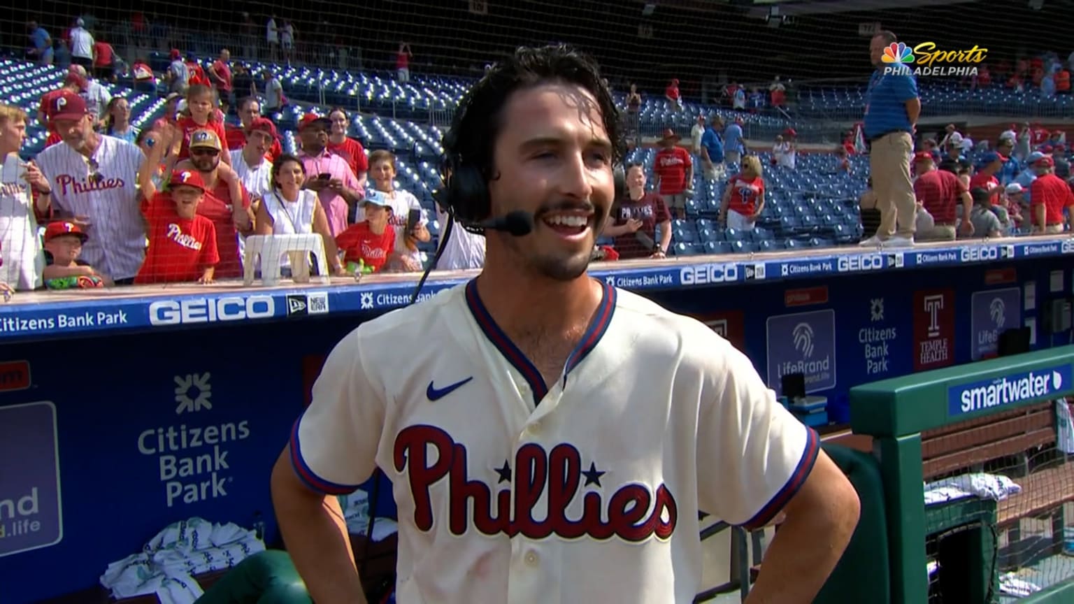 Garrett Stubbs on his first walk-off homer, catching | 06/15/2022 | MLB.com