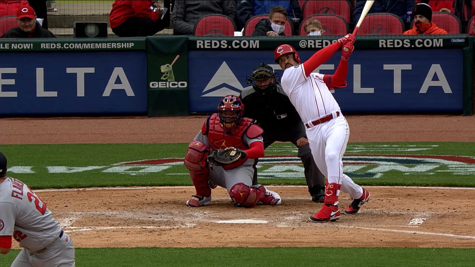 Eugenio Suárez sends a home run to deep right field | 04/01/2021 ...