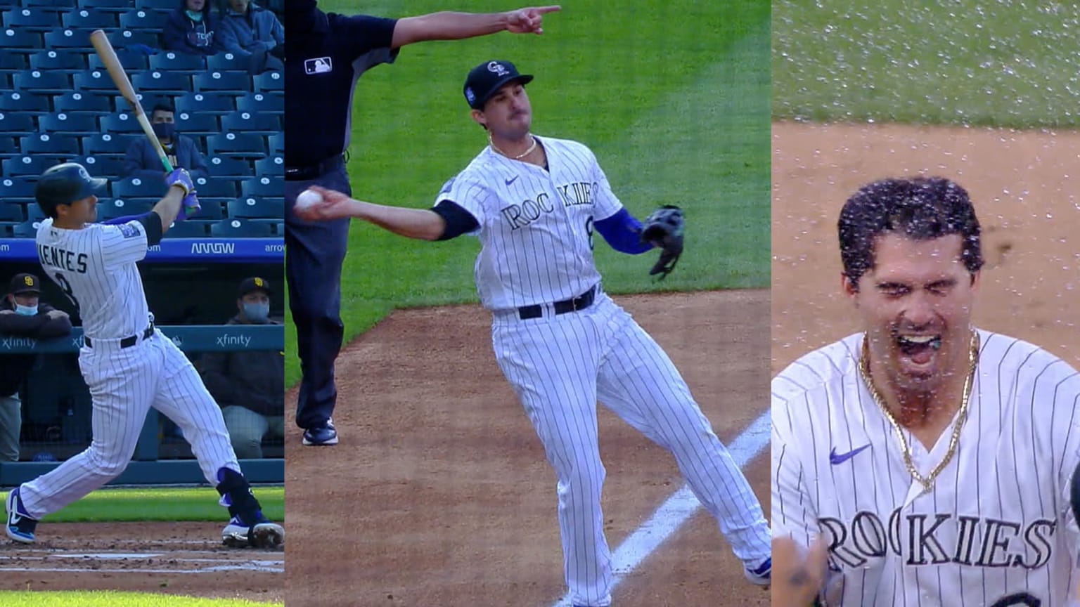 Josh Fuentes powers Rockies with HR, DP, walk-off | 05/12/2021 ...