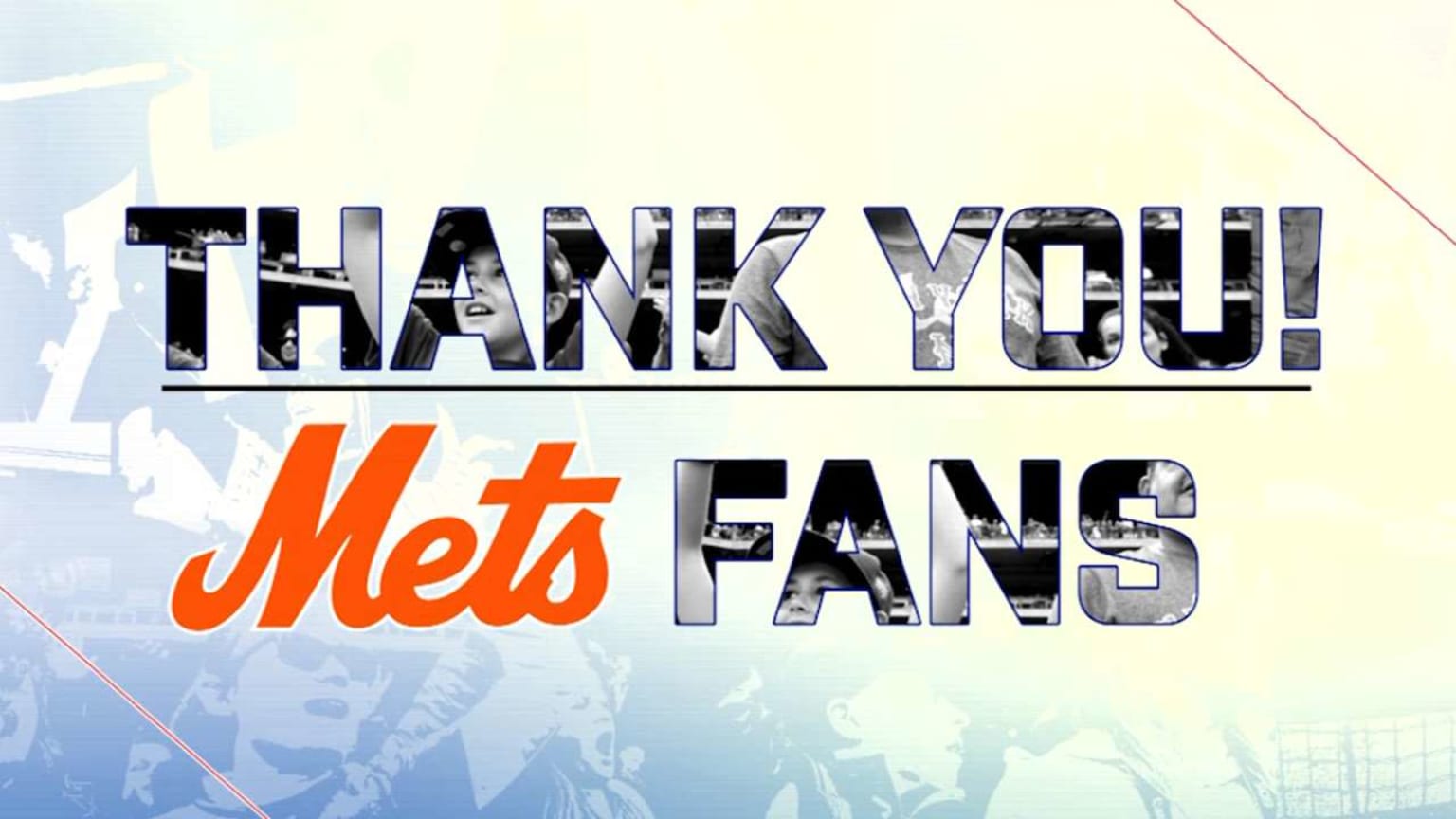 Thank You Mets Fans! | 10/01/2016 | New York Mets