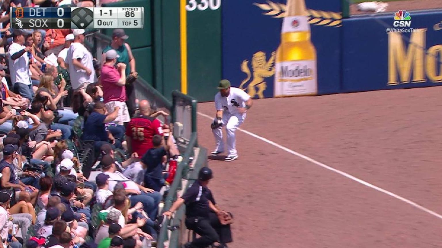 DET@CWS: Cabrera makes a nice running grab in left | 05/27/2017 | MLB.com