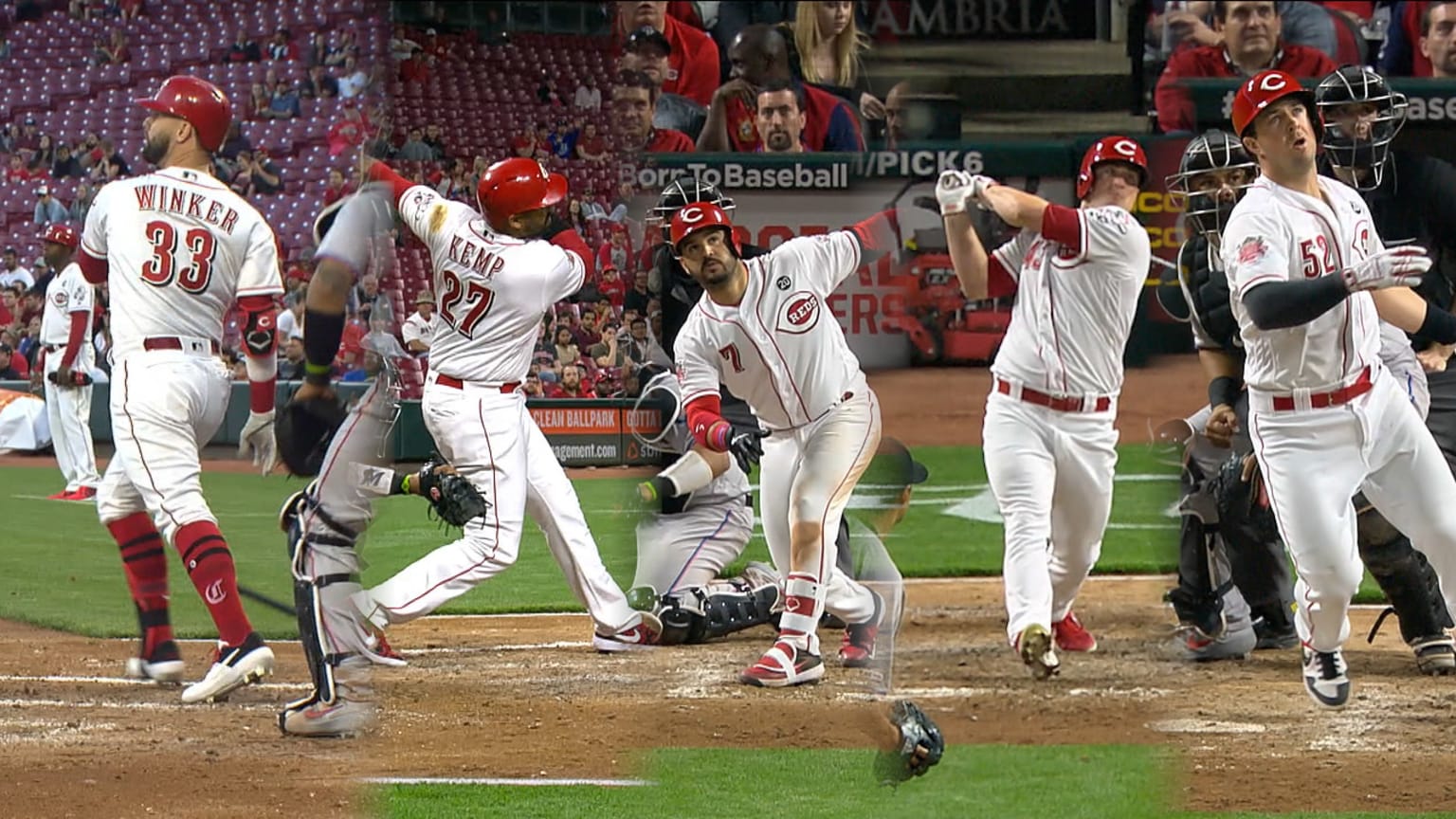 MIA@CIN: Reds smash 5 home runs in 14-0 victory | 04/09/2019 ...