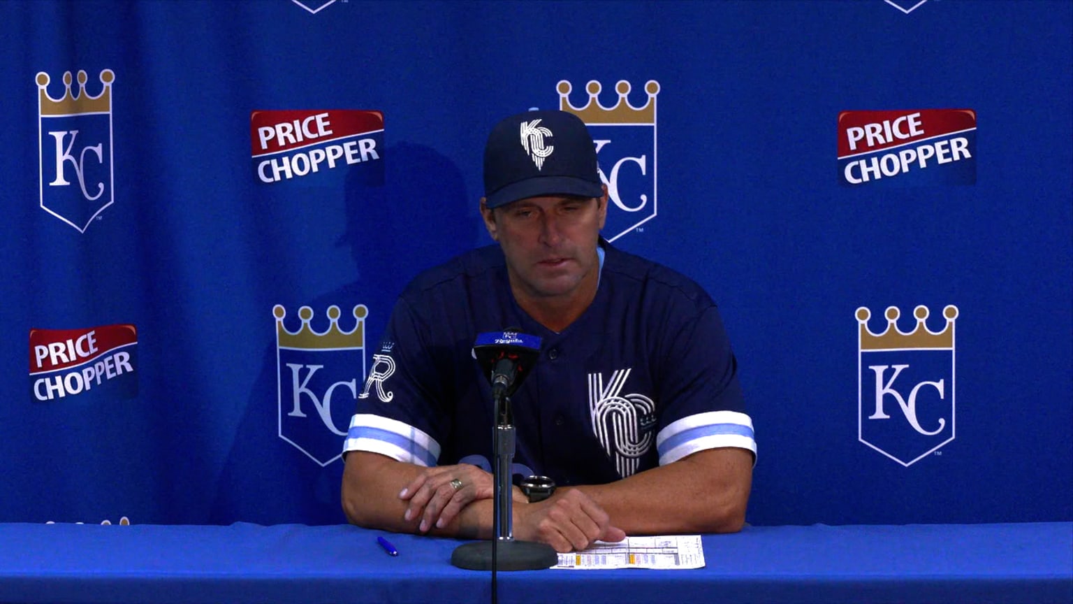 Mike Matheny discusses Daniel Lynch's outing | 08/12/2022 | Kansas City ...