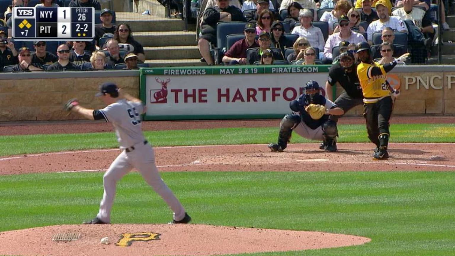 NYY@PIT: Mitchell fans Cutch, strands bases loaded | 04/23/2017 ...