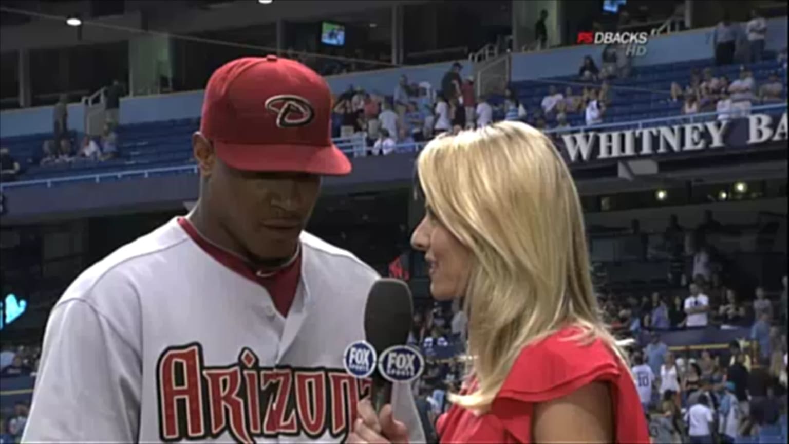 catch baseball during interview