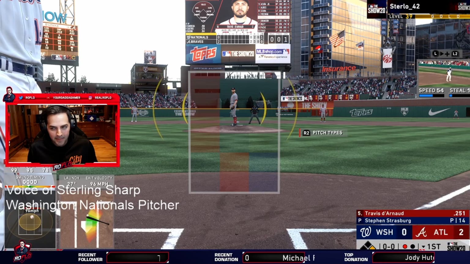 Sterling Sharp details his MLB debut in 2020 | 02/26/2021 | Los Angeles ...