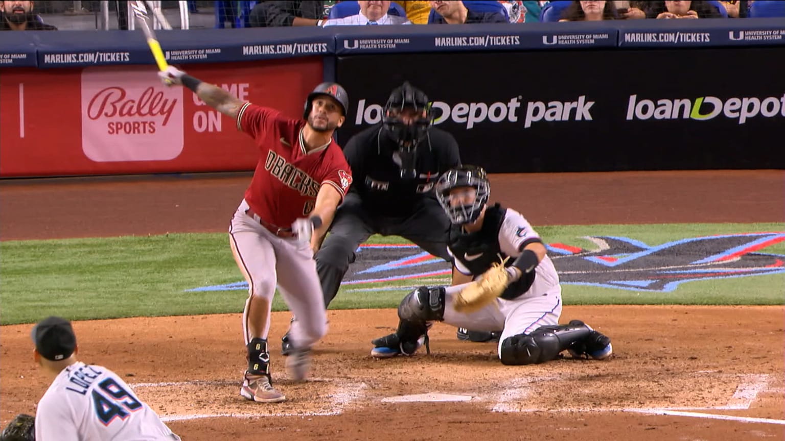 David Peralta knocks to center, scoring Jordan Luplow | 05/02/2022 ...
