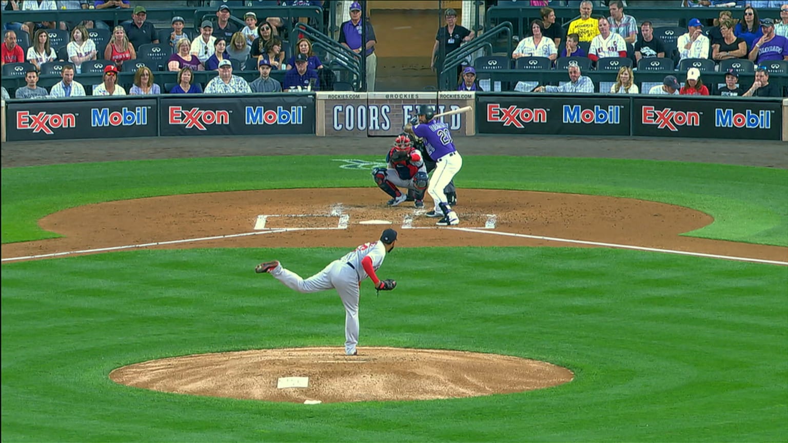 BOS@COL: Rodriguez strikes out Desmond in the 2nd | 08/28/2019 | Boston ...