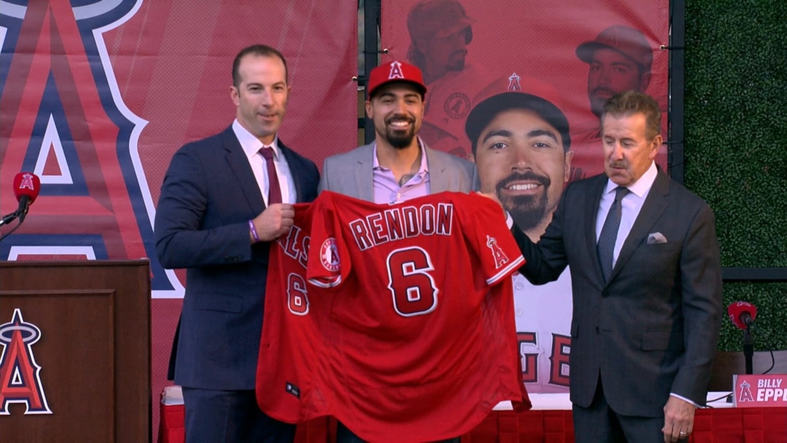 Rendon is introduced as a member of the Angels | 12/14/2019 | Los ...