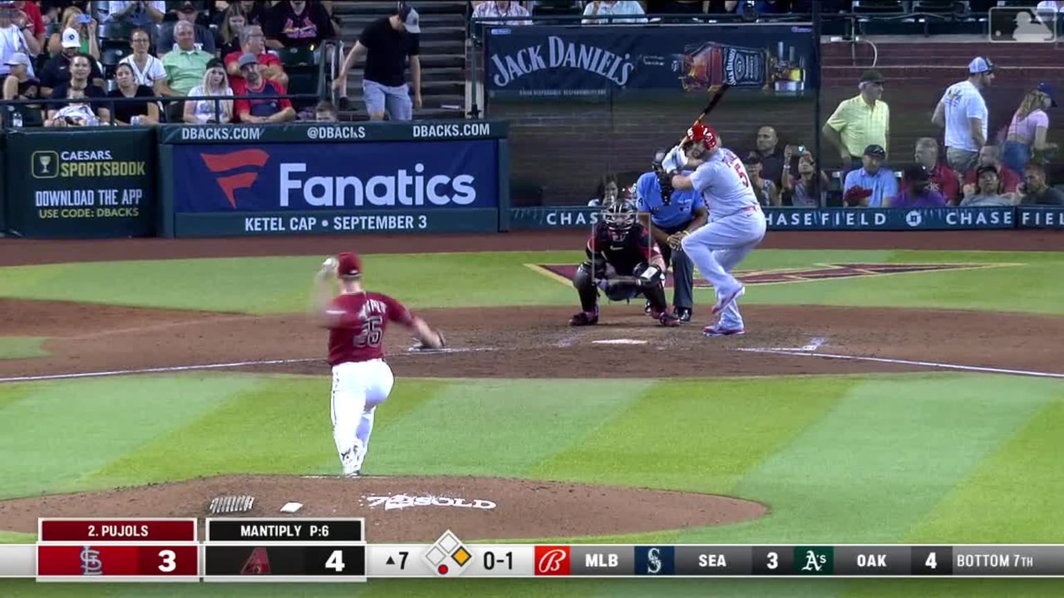 Albert Pujols comes off the bench and singles | 08/21/2022 | St. Louis ...