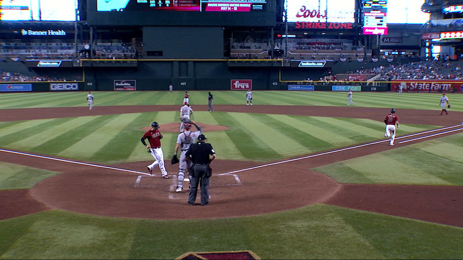 Josh VanMeter scores Kelly with a bases-loaded walk | 04/11/2021 ...