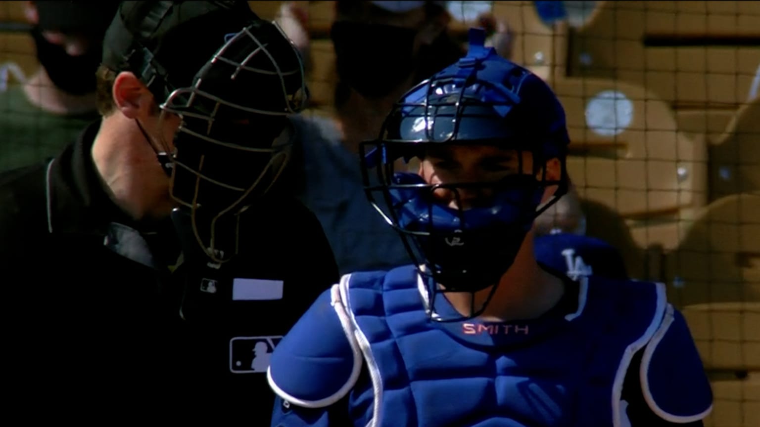 Will Smith catches Taylor stealing second | 03/16/2021 | St. Louis ...