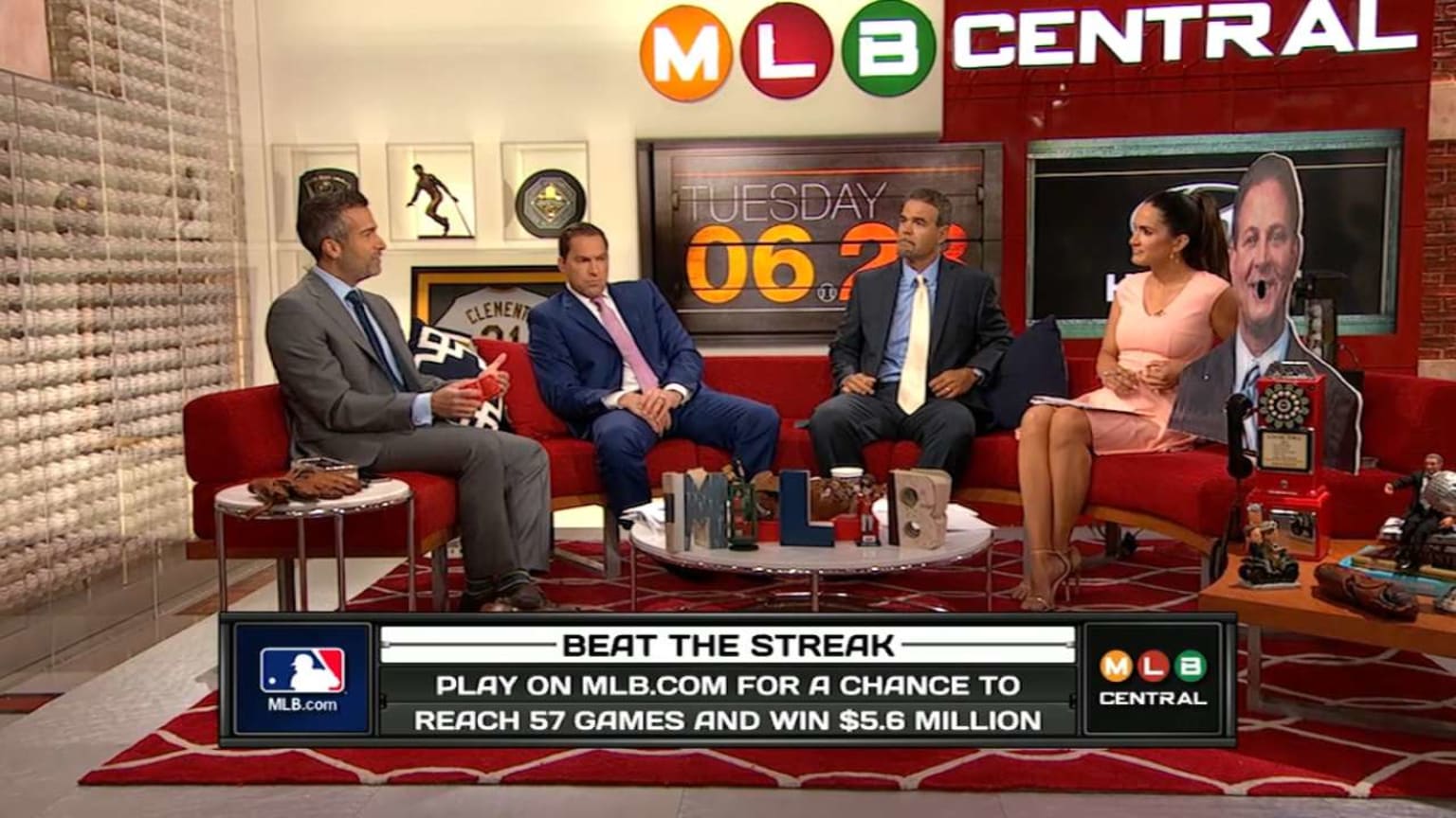 Tuesday's Beat the Streak on MLB Central | 06/28/2016 | MLB.com