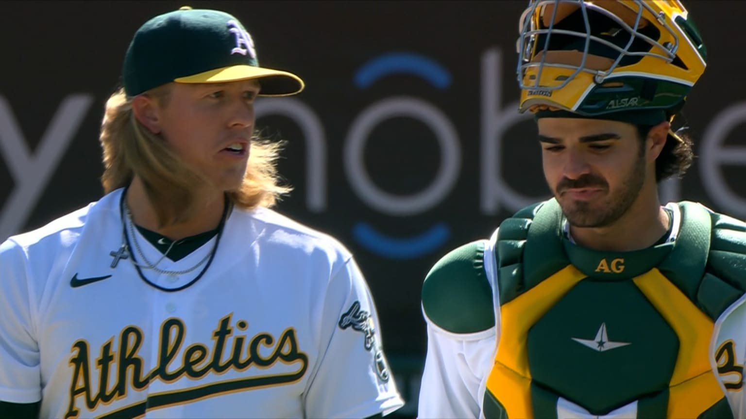 Jordan Weems gets final out to seal A's 7-0 win | 04/17/2021 ...