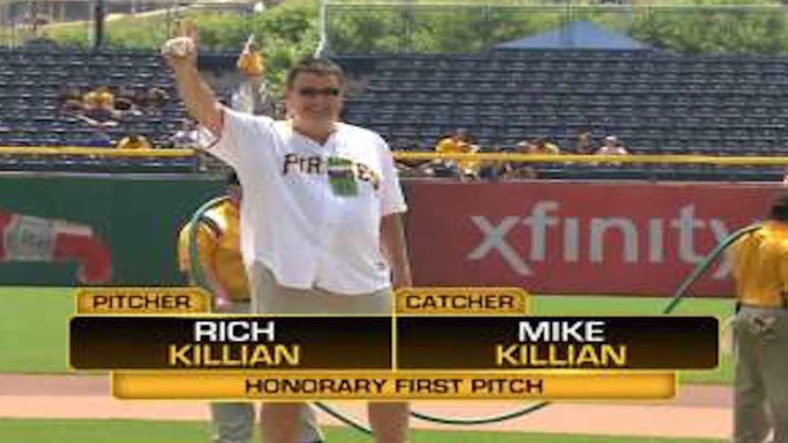 Killian First Pitch at PNC Park | 06/27/2016 | MLB.com