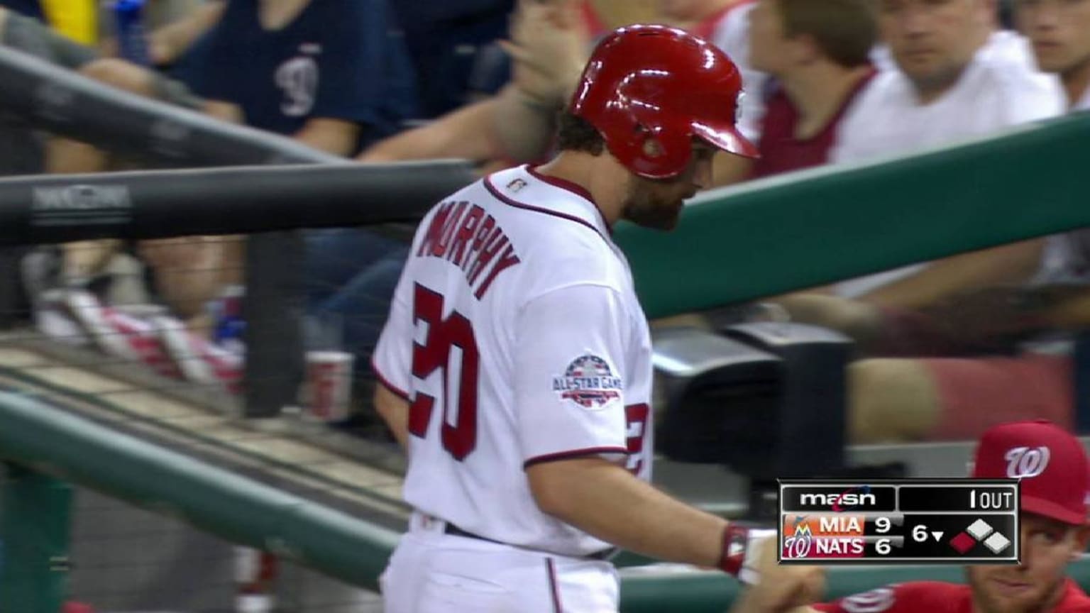 MIA@WSH: Murphy plates Harper with a sac fly | 07/05/2018 | Washington ...