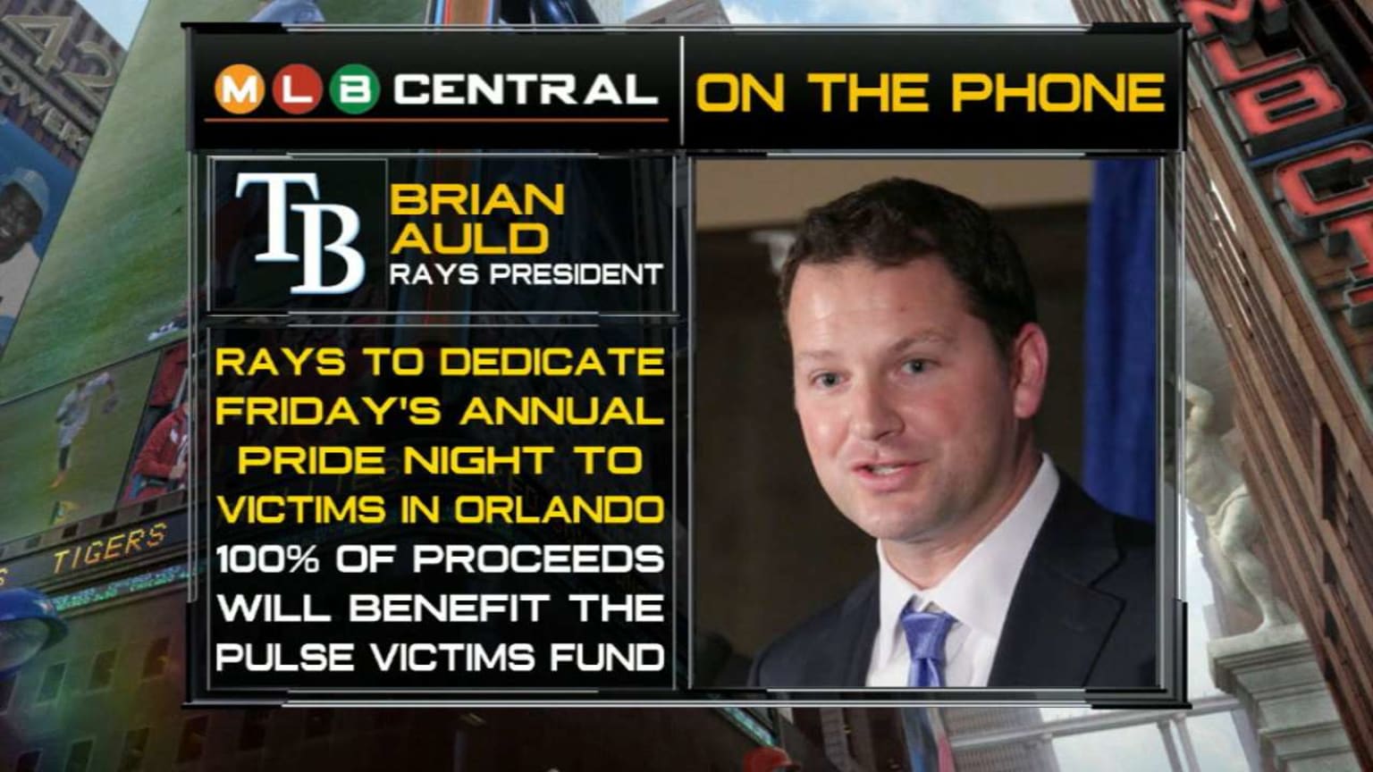Rays president on honoring Orlando on MLB Central | 06/14/2016 | MLB.com