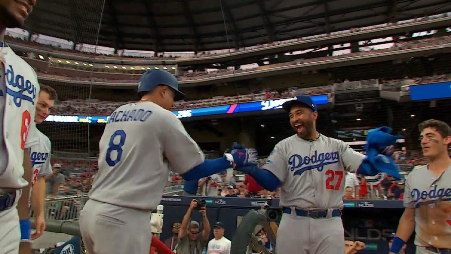 Dodgers top Braves in 4 games to advance to NLCS | 10/09/2018 | Los ...