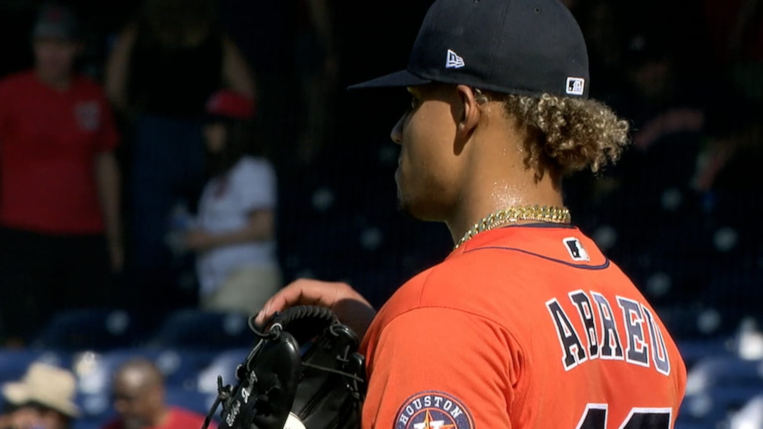 Bryan Abreu gets Thomas to strike out swinging | 05/15/2022 | Houston ...
