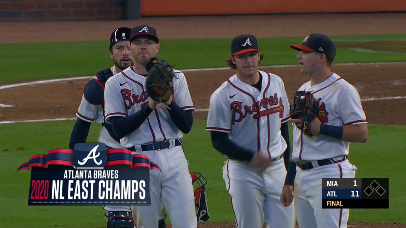 The Braves clinch the NL East, postseason berth | 09/22/2020 ...