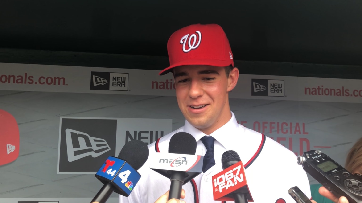 First-round pick Rutledge discusses signing with Nats | 06/18/2019 ...