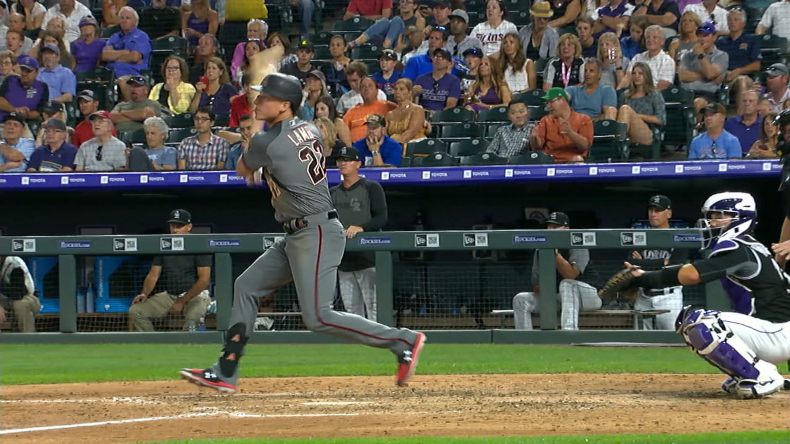 ARI@COL: Lamb leads off the 6th with a home run | 08/12/2019 | Arizona ...