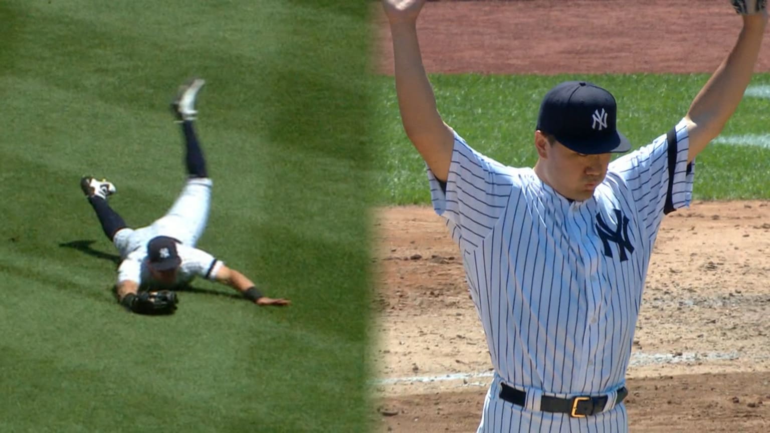 TOR@NYY: Tauchman lays out to make a diving grab | 07/14/2019 | New ...