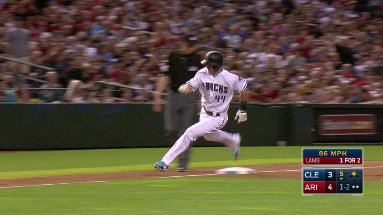 CLE@ARI: Lamb laces an RBI single to center field | 04/07/2017 ...