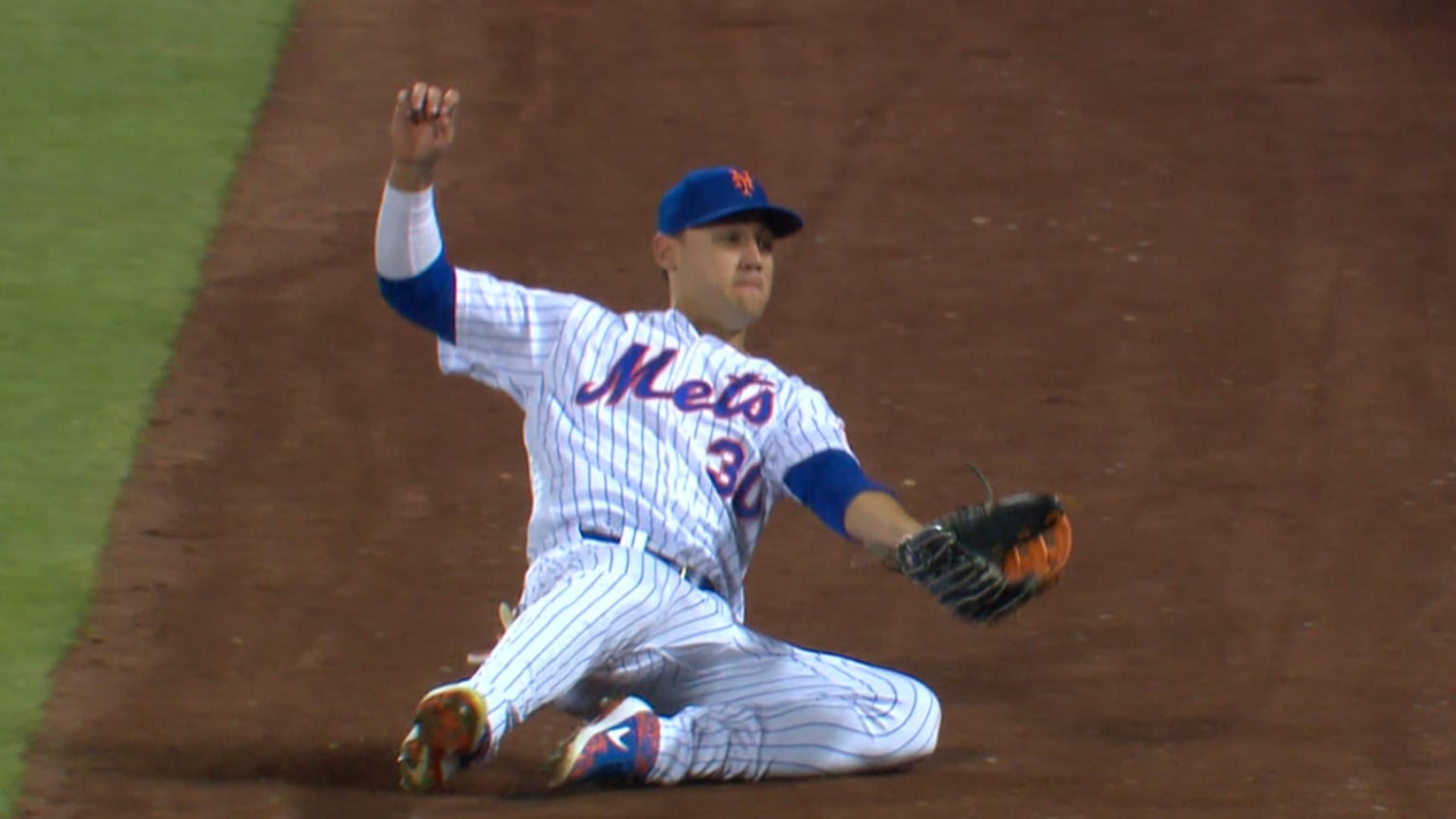 Conforto's sliding catch | 04/30/2019 | New York Mets