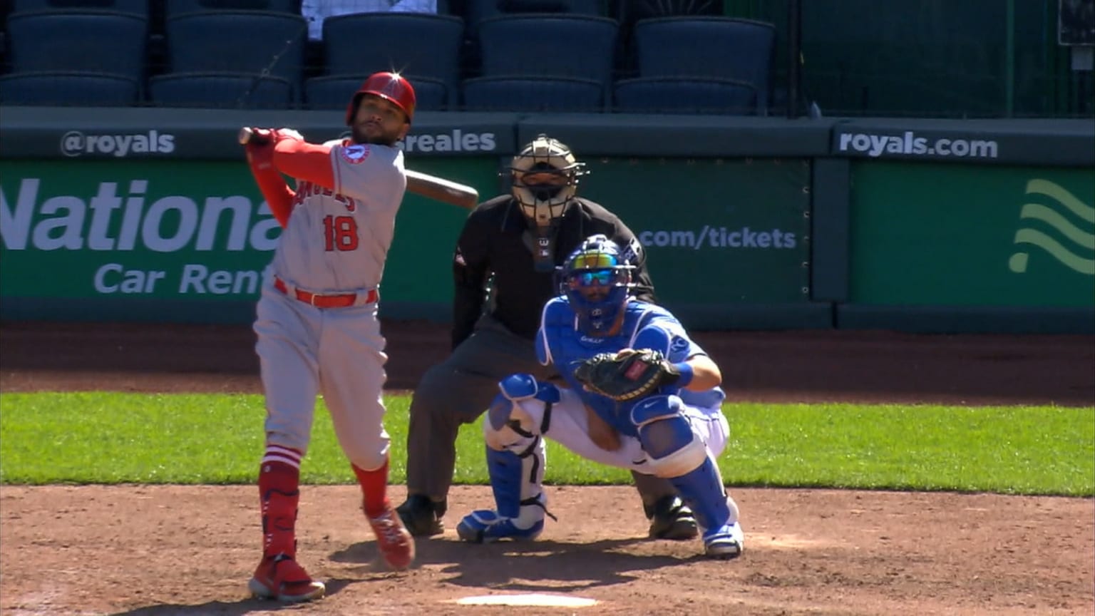 Jose Rojas doubles to record first big league hit | 04/14/2021 | Miami ...