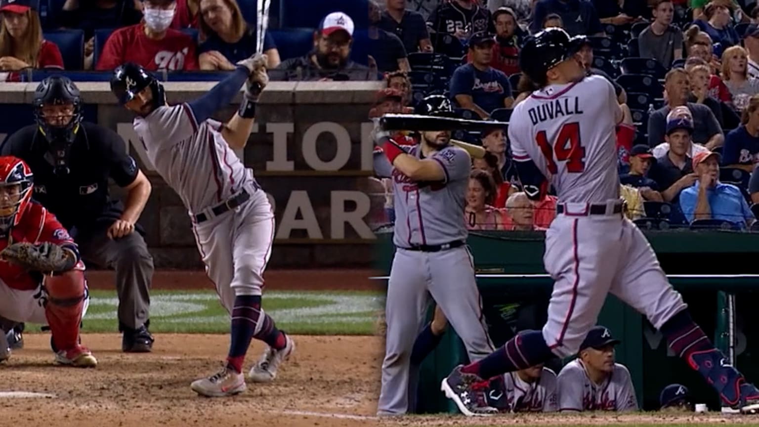 Swanson, Duvall hammer back-to-back homers in the 9th | 08/14/2021 ...