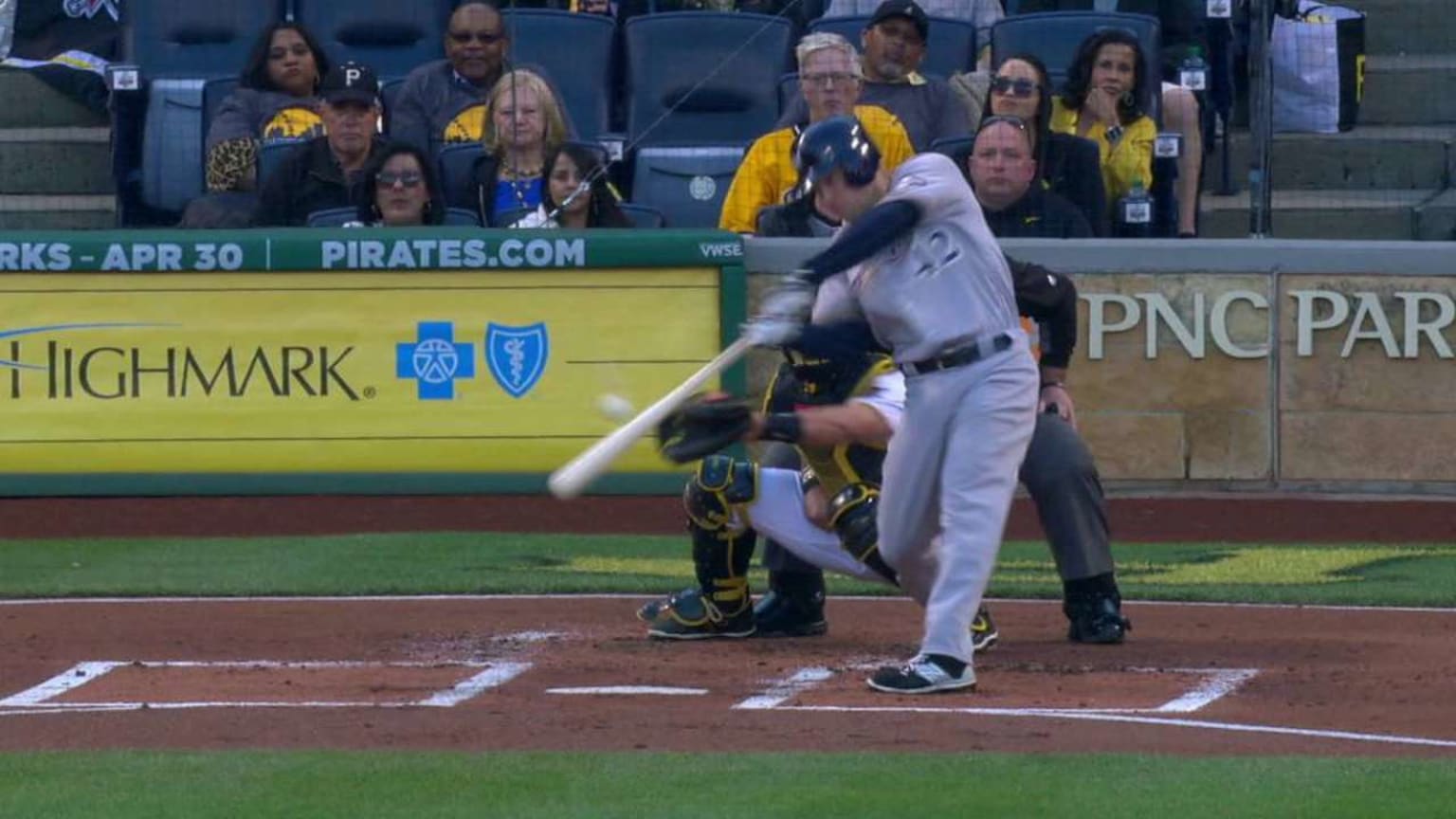 Hill gets catcher interference | 04/15/2016 | MLB.com