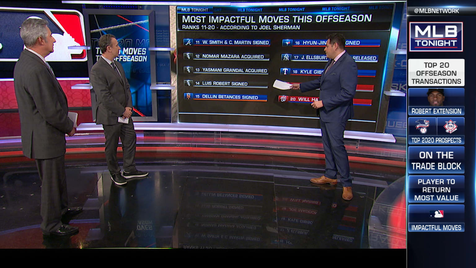 MLB Tonight breaks down the top 20 offseason moves | 01/03/2020 ...