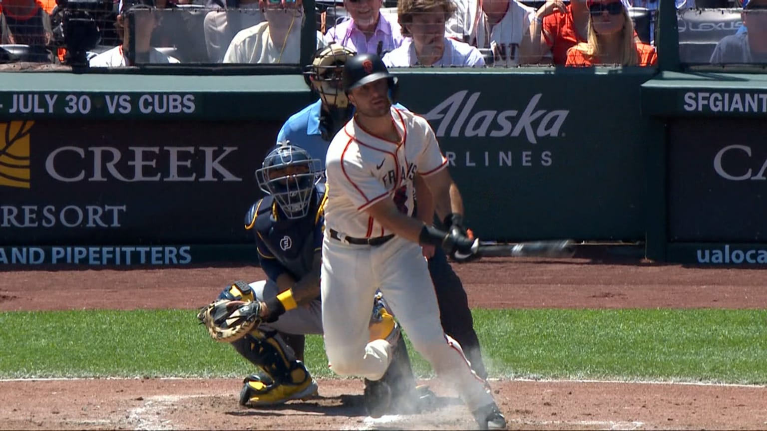Joey Bart hits an infield single to score a run | 07/17/2022 | MLB.com