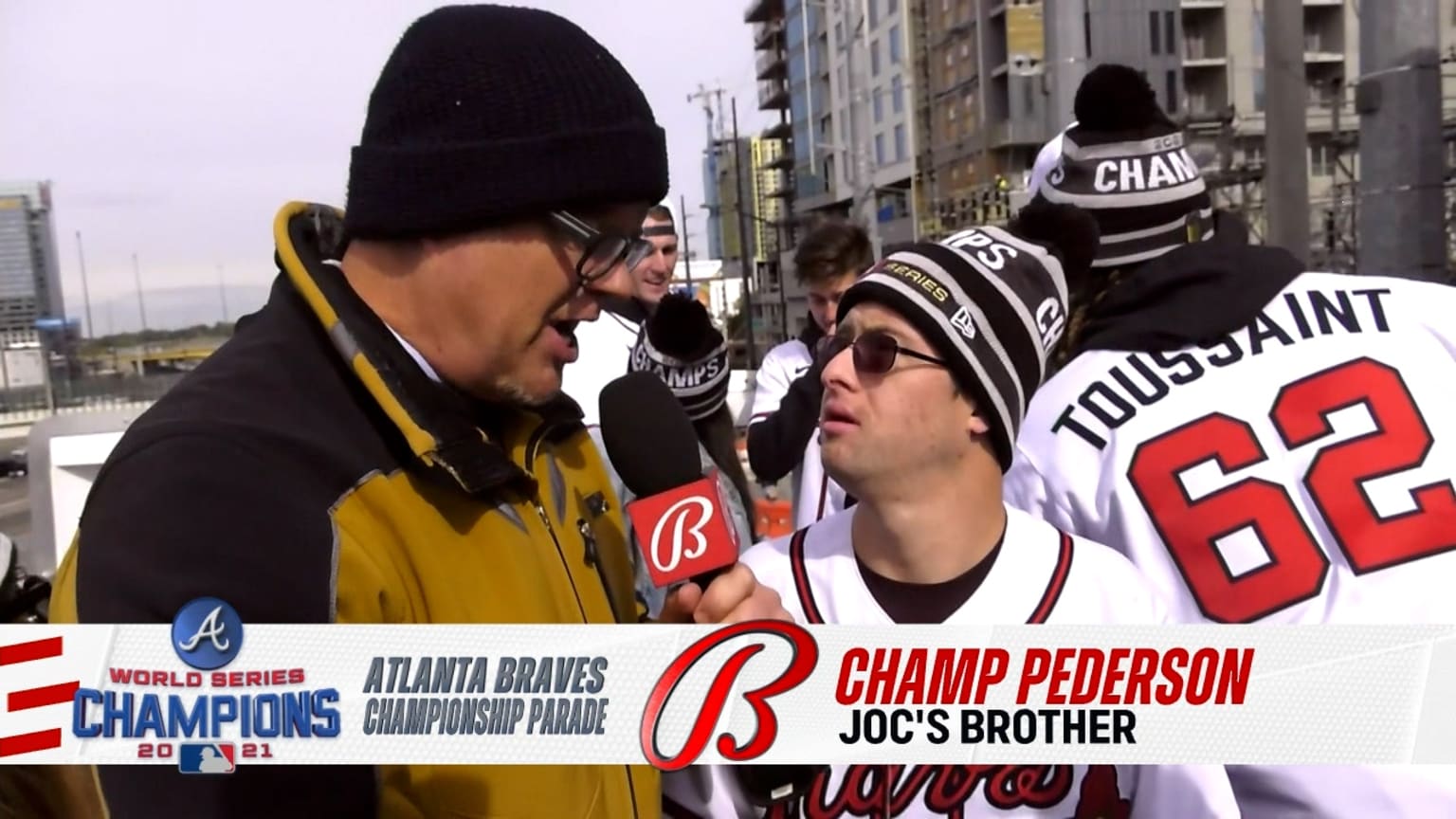 Champ Pederson on the World Series parade | 11/05/2021 | Atlanta Braves