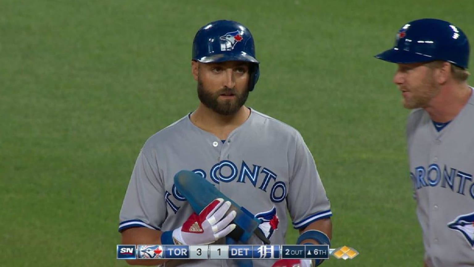 TOR@DET: Pillar works a walk with the bases loaded | 07/14/2017 | MLB.com